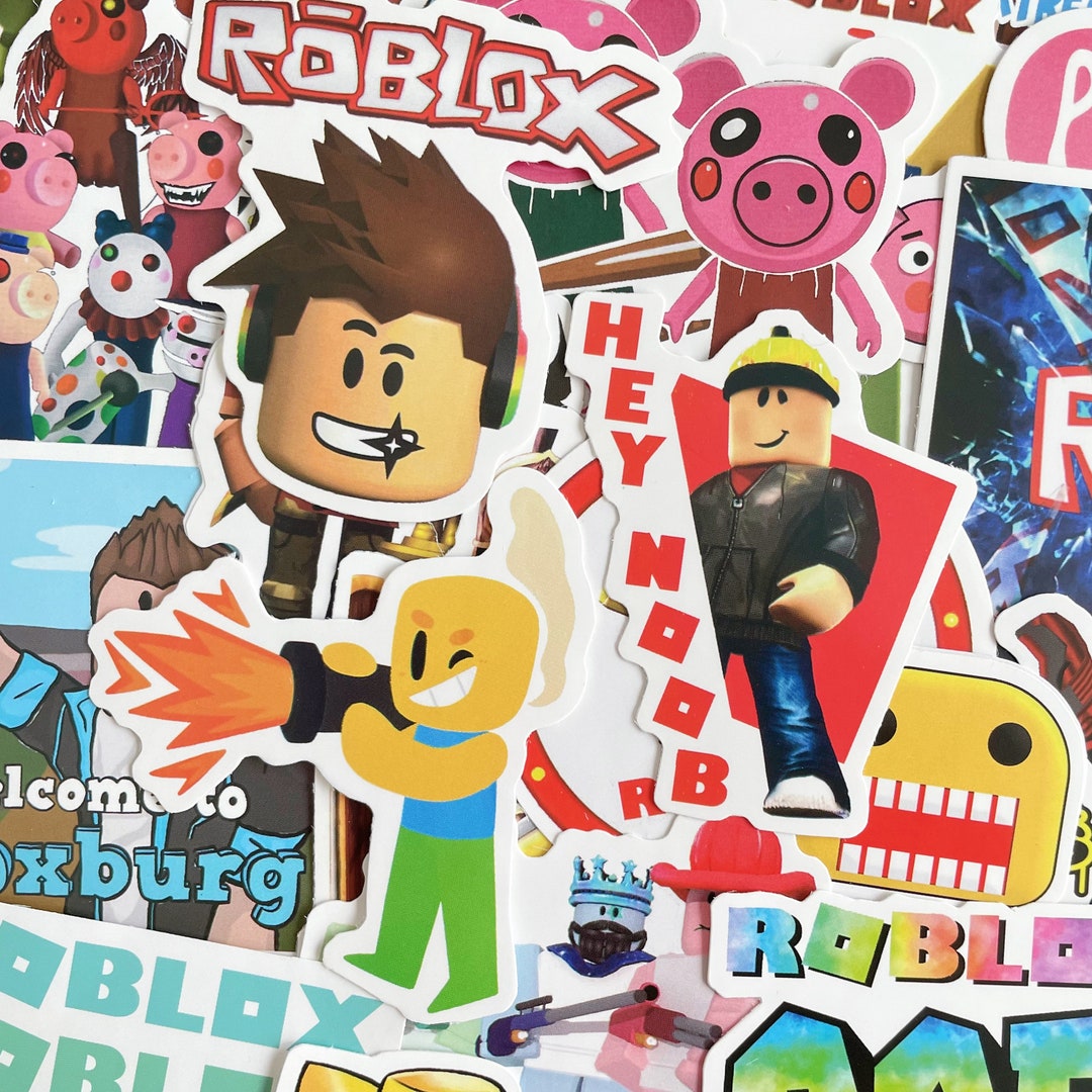 50pcs Roblox Stickers Vinyl Decal Roblox Sticker Pack, Matte Finish ...