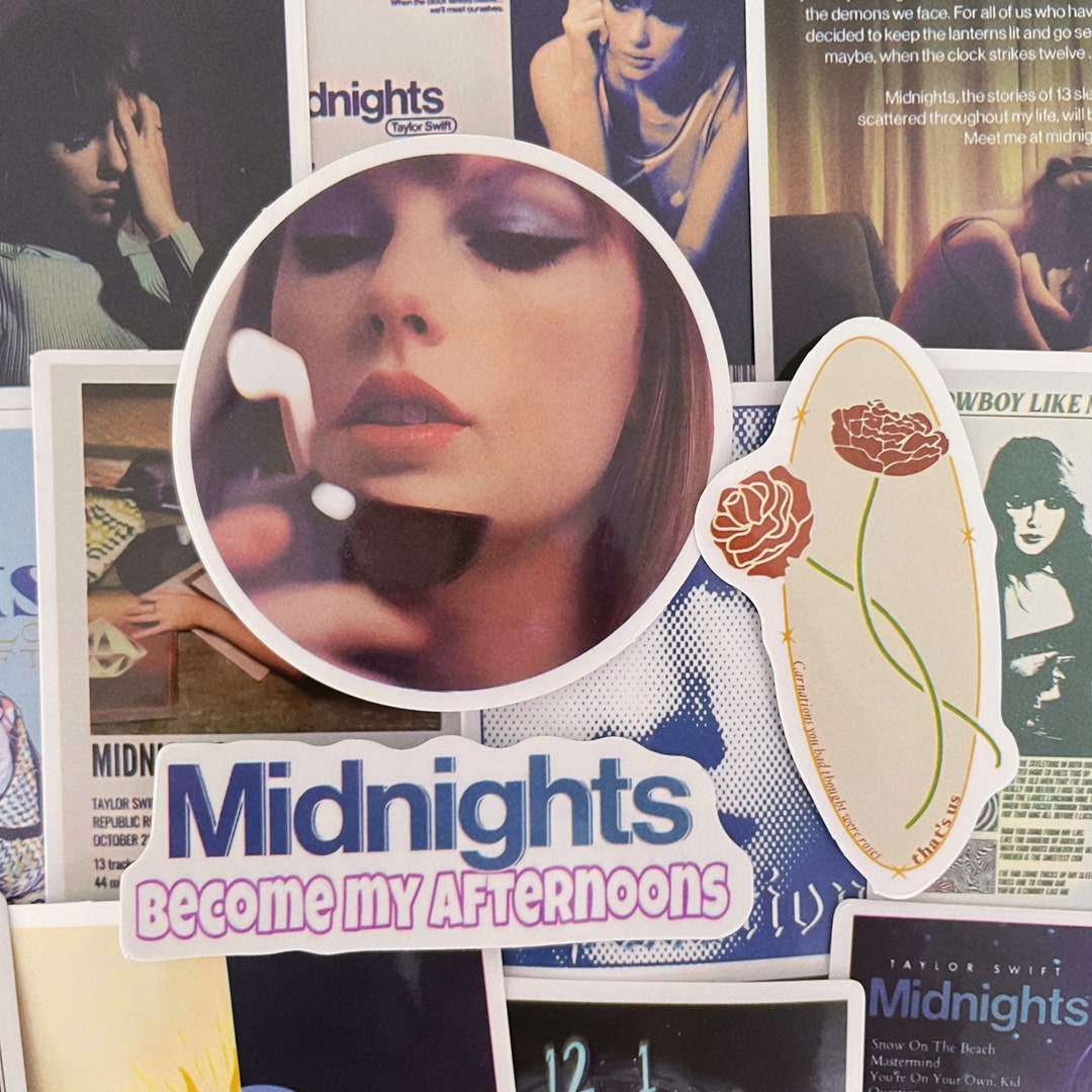 50pcs Taylor Swift Stickers Vinyl Decal Swiftie Sticker Pack, Glossy ...