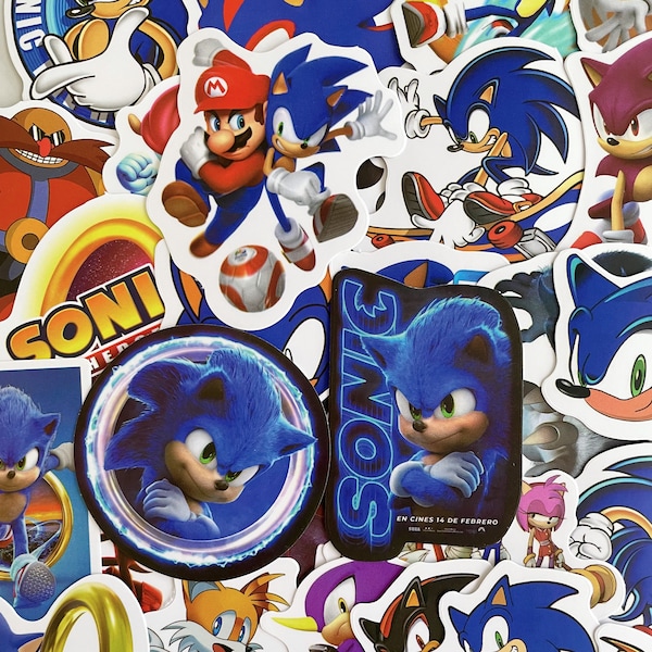 Sonic Stickers - Etsy Australia