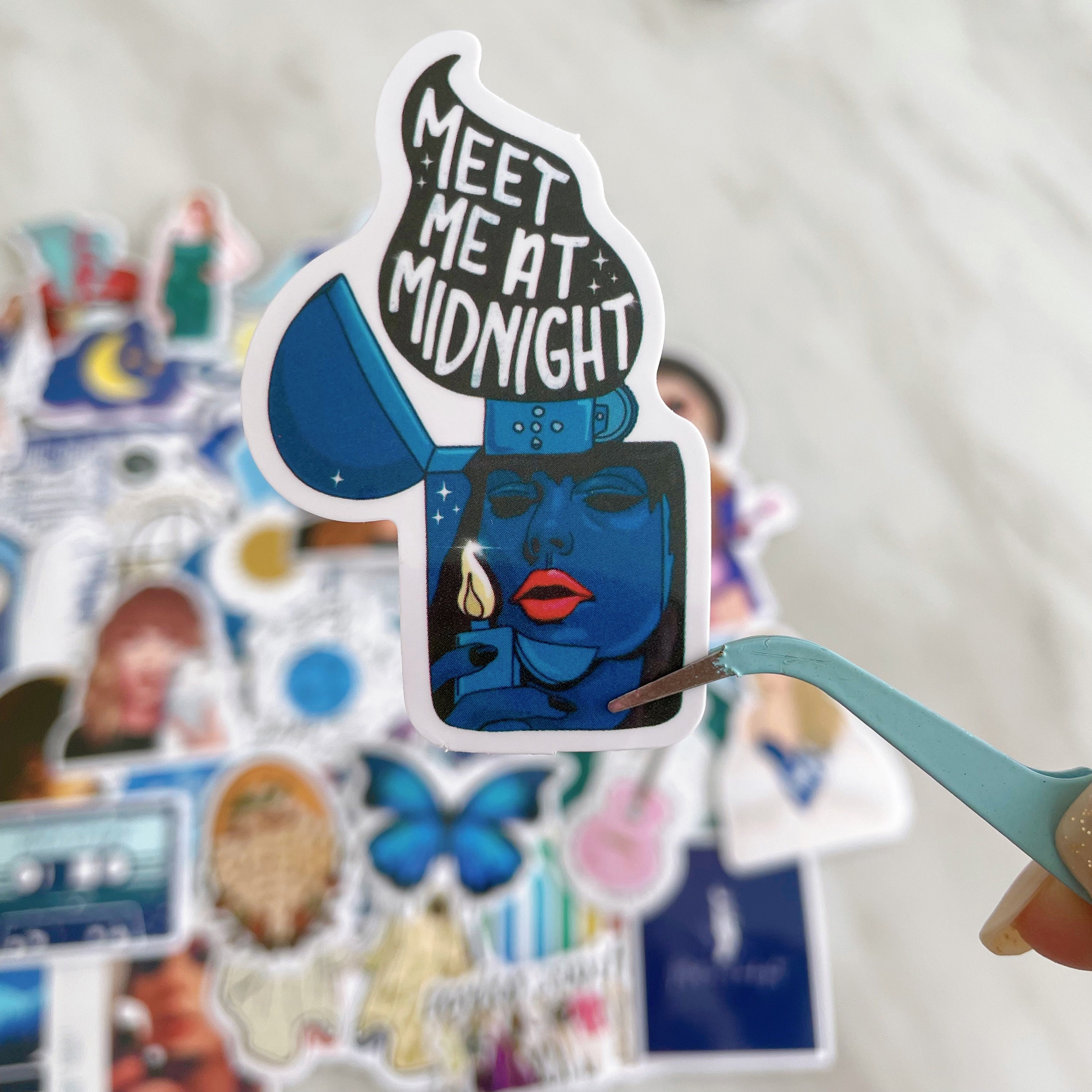 50pcs Taylor Swift Stickers Vinyl Decal Midnights Sticker - Etsy Australia