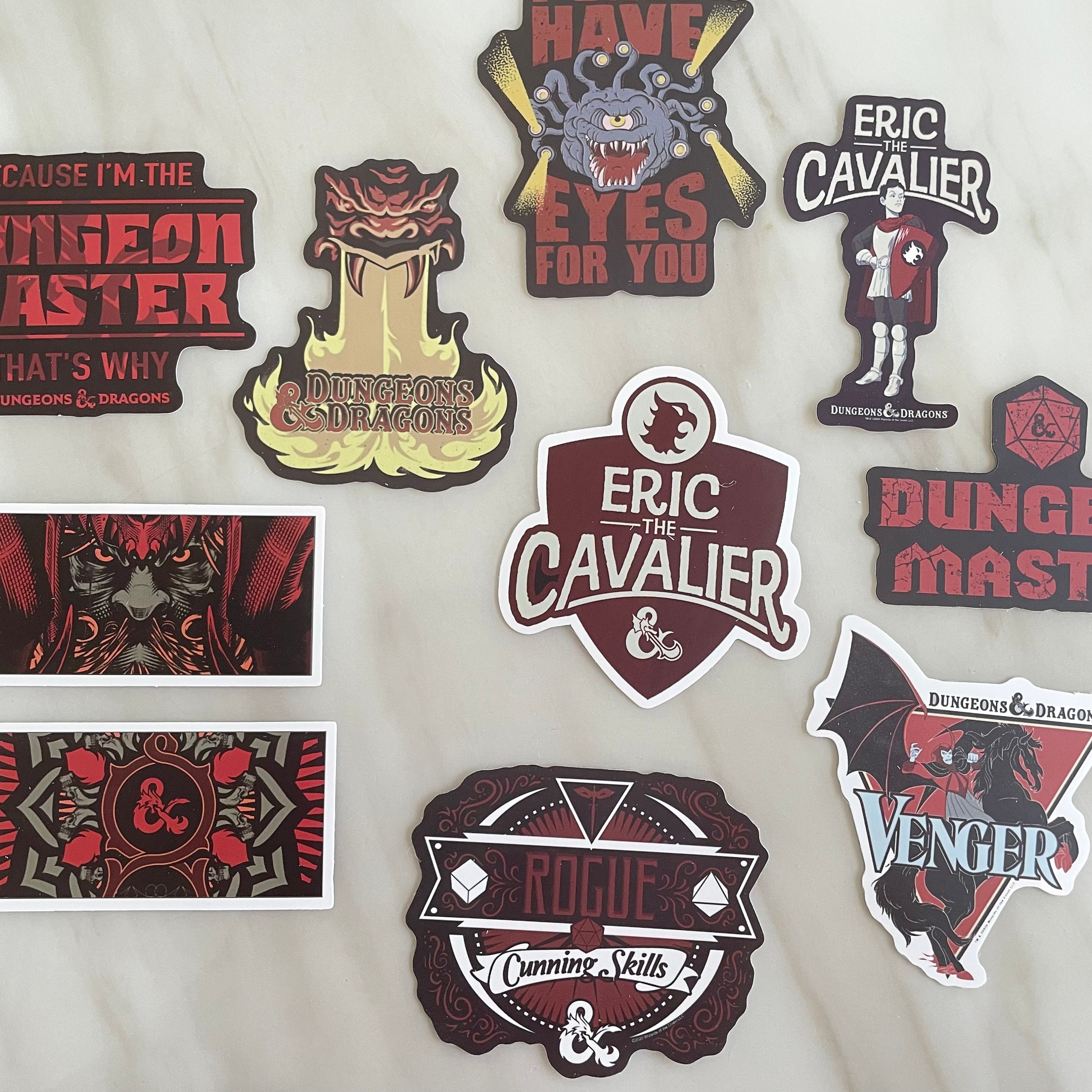 50pcs Dnd Classes Stickers Vinyl Decal Dungeons and Dragons - Etsy ...