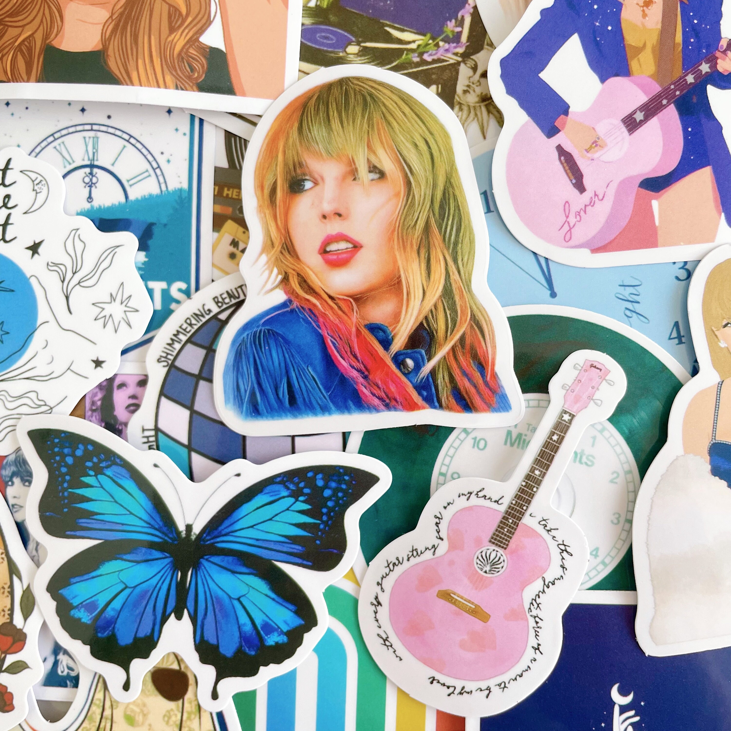50pcs Taylor Swift Stickers Vinyl Decal Midnights Sticker - Etsy Australia