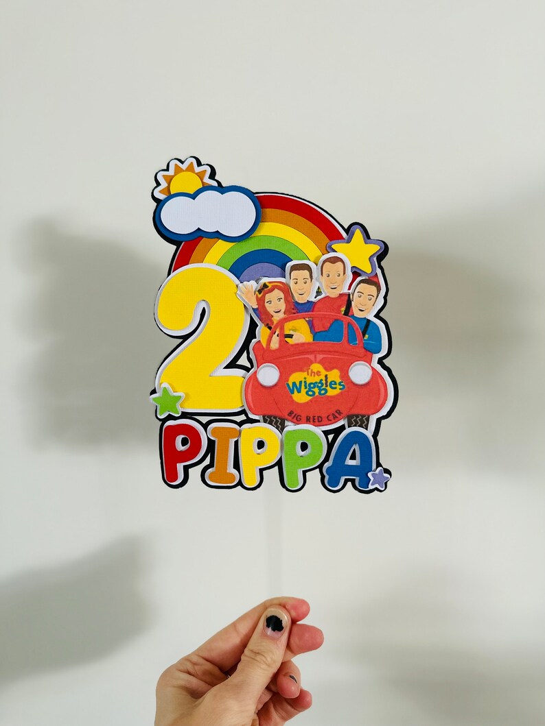 Wiggles Cake Topper, los meneos, pastel de meneos, cupcakes, topper de ...