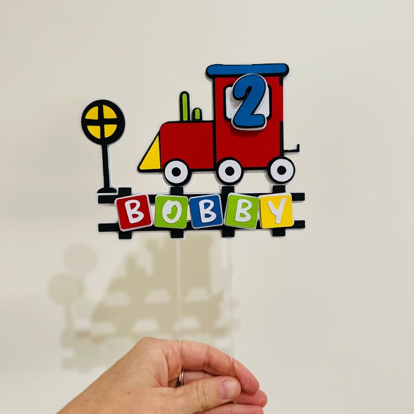 Train Cake Topper - Etsy