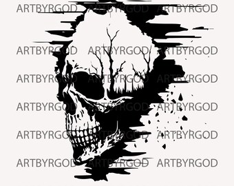 Skeleton Coming Out of Wall Svg - Etsy