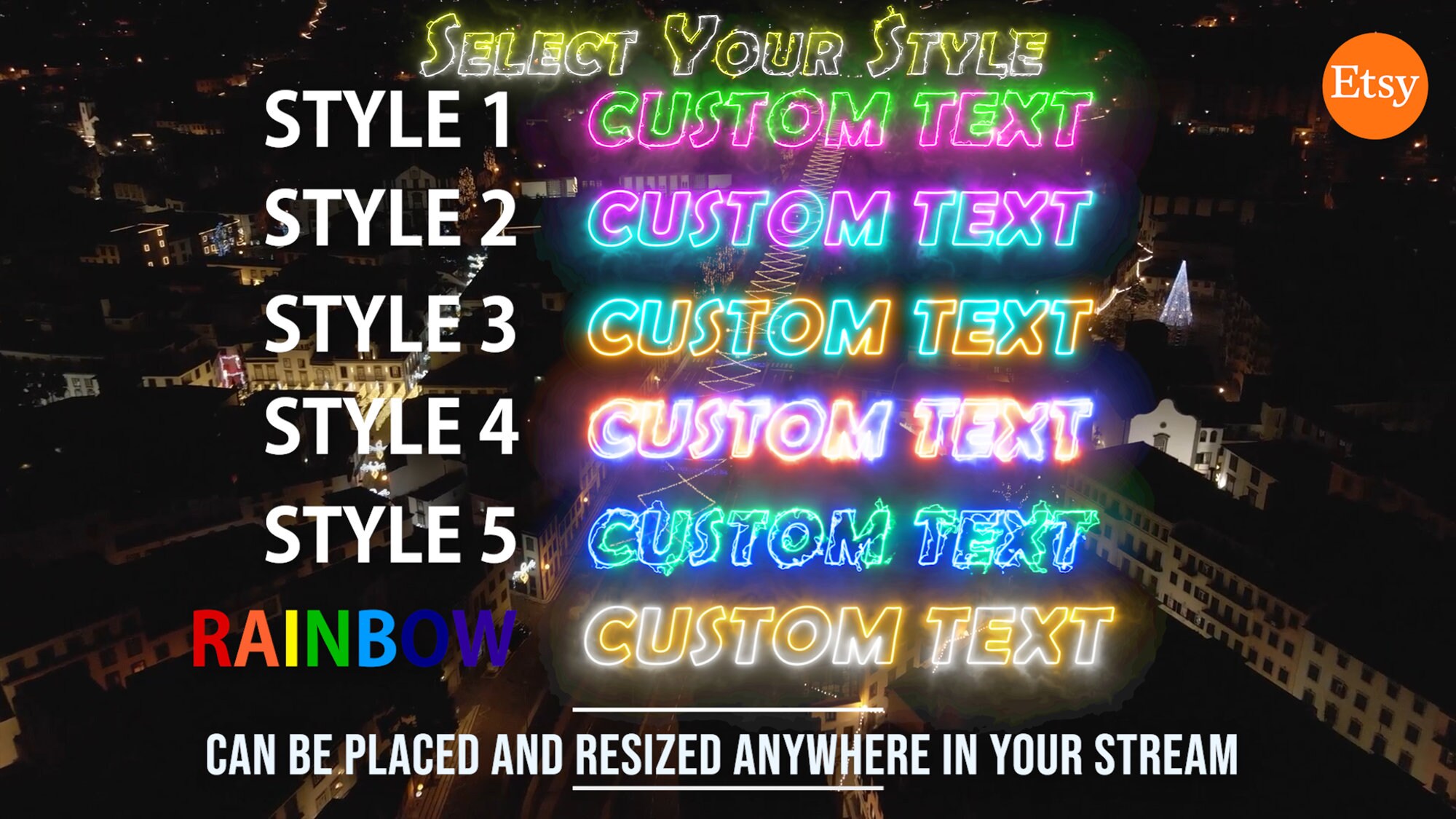 Custom Animated Name Overlay for Twitch Kick Streaming OBS WEBM ...