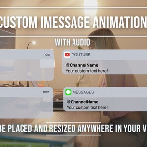 Imessage Animated iPhone Animated Custom Social Media Notification With ...