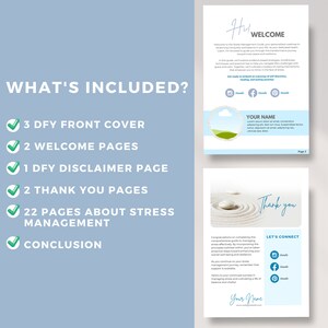 Editable Canva Stress Management Guide Template Health Coach ...