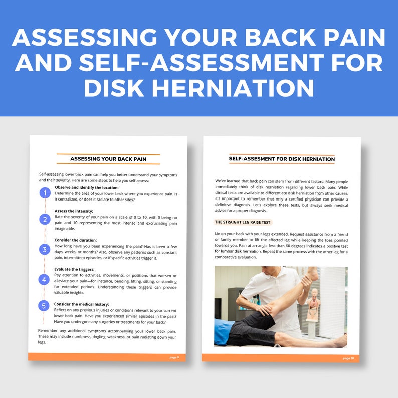 Editable Canva Template the Williams Program Guide Back Pain Relief Back Pain Management Health ...