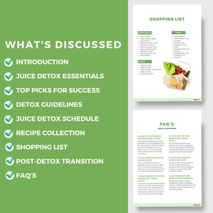 Editable Canva Template 3 Day Juice Detox Guide Diet Nutrition Cleanse Meal Plan Metabolism ...