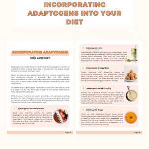 Adaptogens Guide Template | Editable Canva Design | Herbal Wellness ...