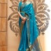 Saree for Wedding Royal Princess Peacock Blue Kanjivaram Silk - Etsy