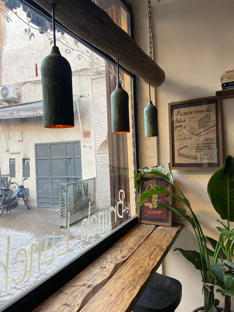 Copper Verdigris Pendant Light Copper Pendant Lights for - Etsy