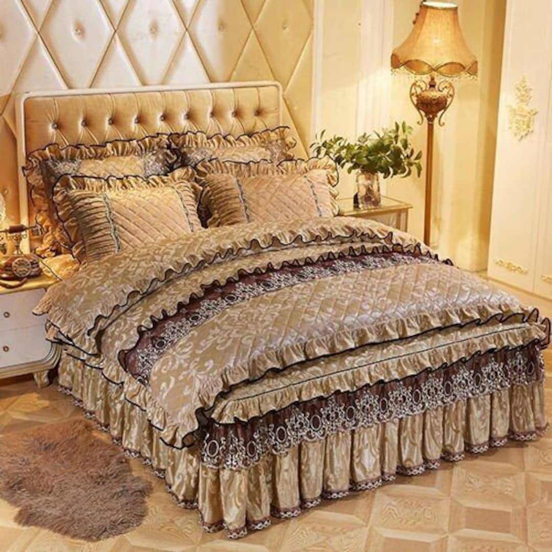 Hand Tufted Hyderabadi Embroidery Bedsheet Luxurious Soft - Etsy
