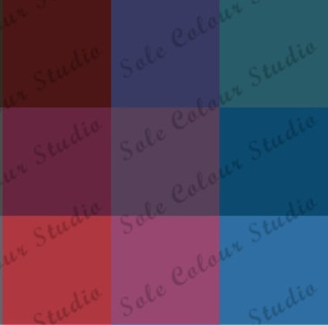 Seasonal Palette - Shaded Summer/ Soft Summer Deep - Etsy