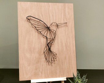 Hummingbird String Art - Etsy