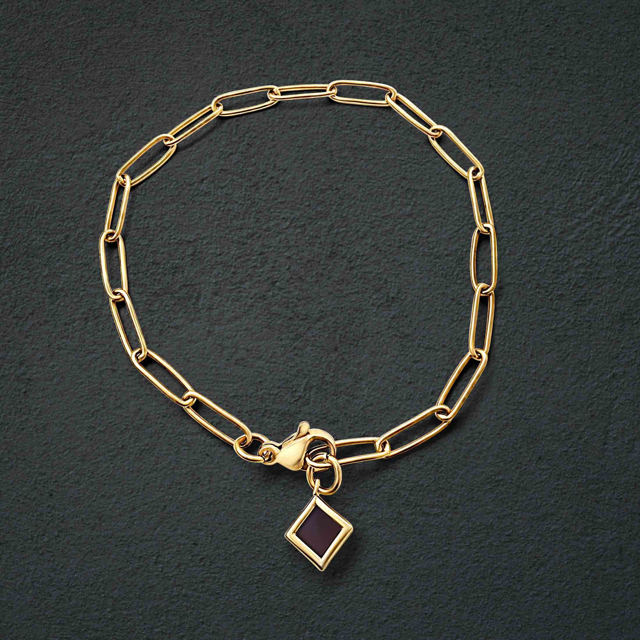 Women's Nano Bible Bracelet, Paperclip Link Chain Bracelet, Stainless ...