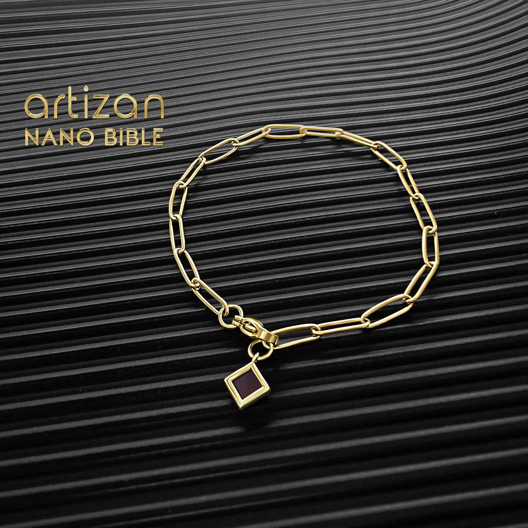 Women's Nano Bible Bracelet Paperclip Link Chain - Etsy