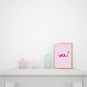 Girl Room Poster, Children Gift, Frame Customized, Girl Room Decor ...