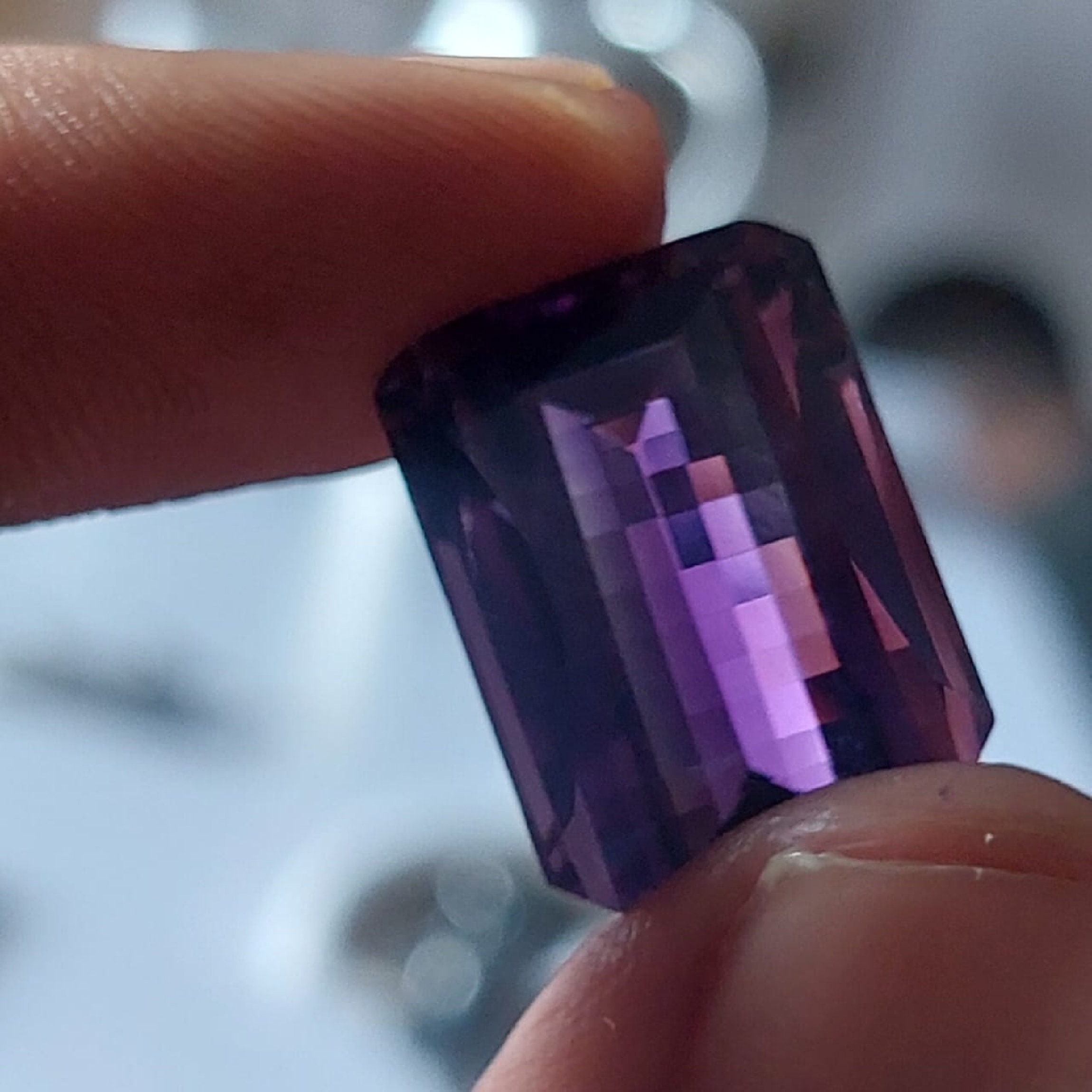 Natural Amethyst,pixel Cut, Cushion Shape,loose Gemstone,rings and ...