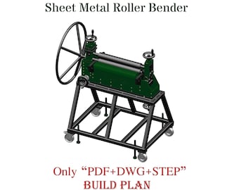 Plans for Sheet Metal Roller Bender, English in Inch - Etsy