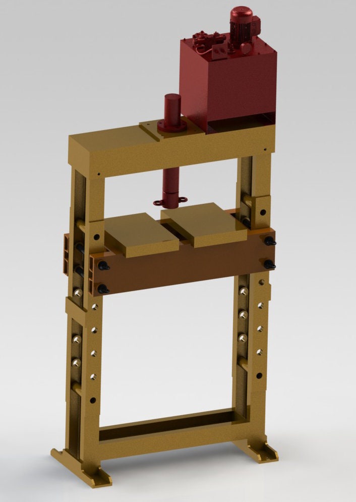 Hydraulic Press Plans (metric) - Etsy