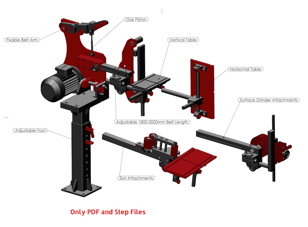 Belt Grinder Plans metric - Etsy