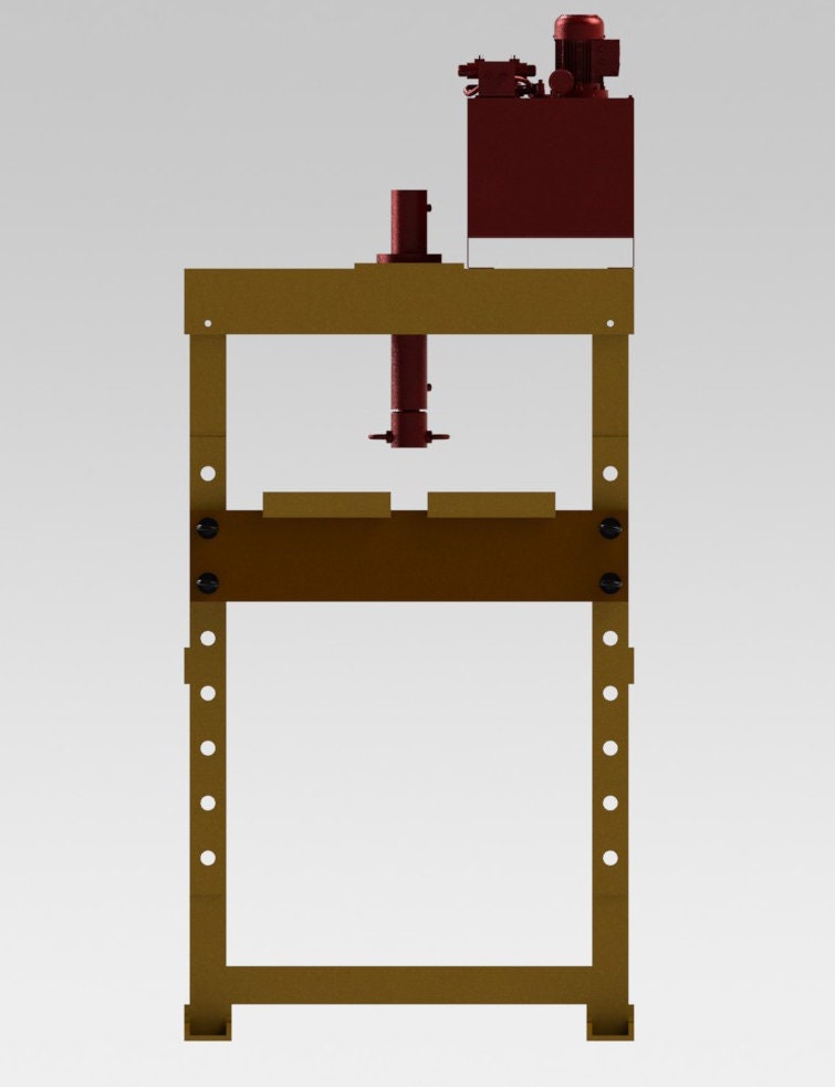 Hydraulic Press Plans (metric) - Etsy