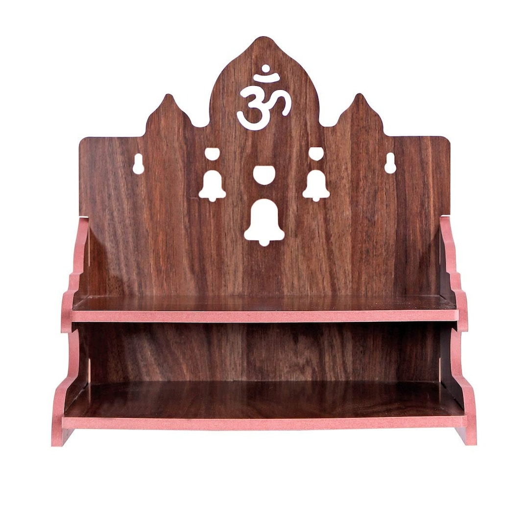Wooden Pooja Mandir for Home and Office / Small Wall Hanging - Etsy