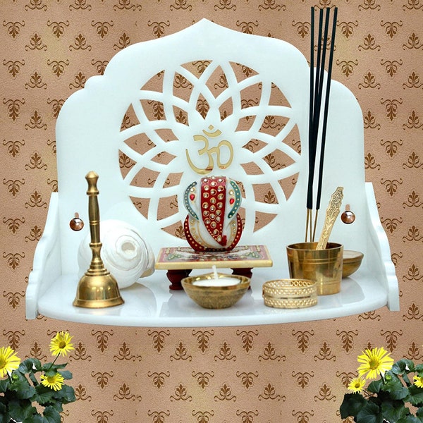 Wall Mounted Pooja Shelf - Etsy