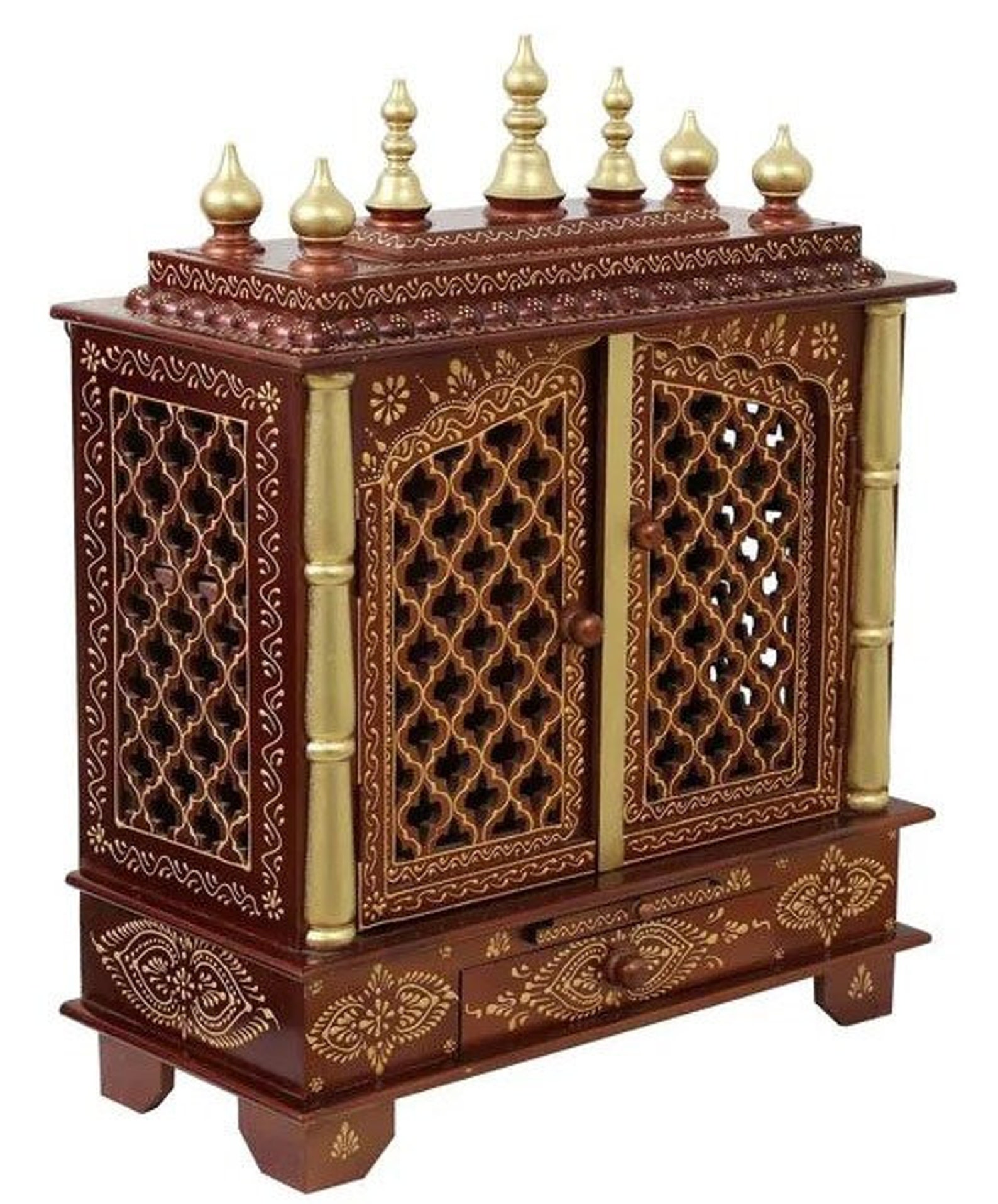 Large Customized Wooden MDF Mandir for Home and Office / Pooja Ghar /pooja Chowki/ Pooja Mandar ...