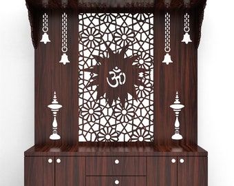 Mandir With Led Lights - Etsy