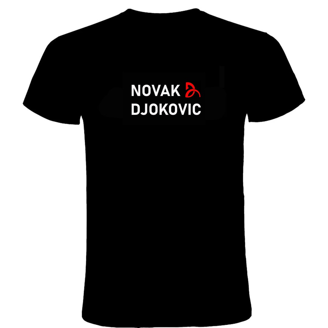 Novak Djokovic Logo T-shirt 100% Cotton T Shirt - Etsy