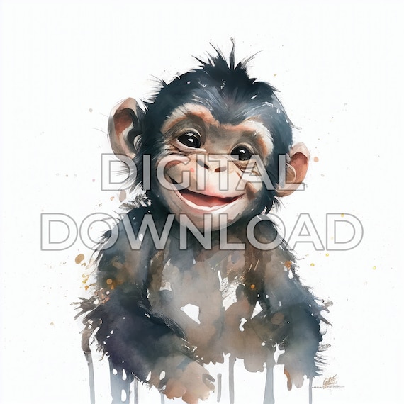 Smiling Chimpanzee