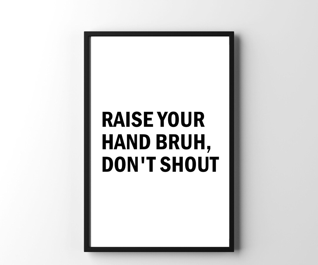 Middle School English Classroom Poster Funny Math Teacher Gift ...