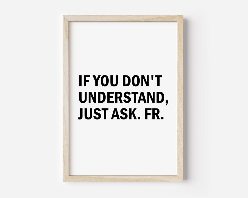 Classroom Poster Bruh, Printable Slang Funny Class Rules, Middle School ...