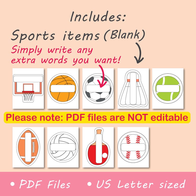 Sports Team Bulletin Board Kit, Printable Sports Bulletin Board Kit ...