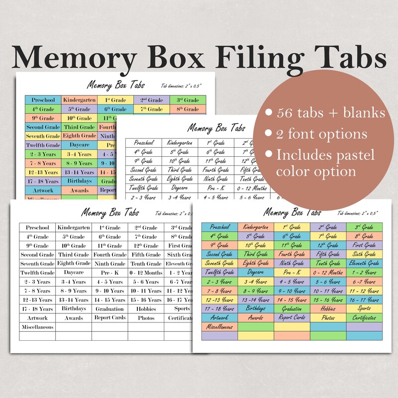 Filing System - Etsy