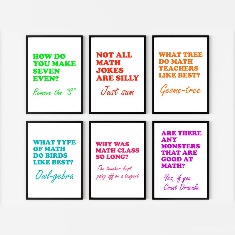 Math Classroom Decor - Etsy