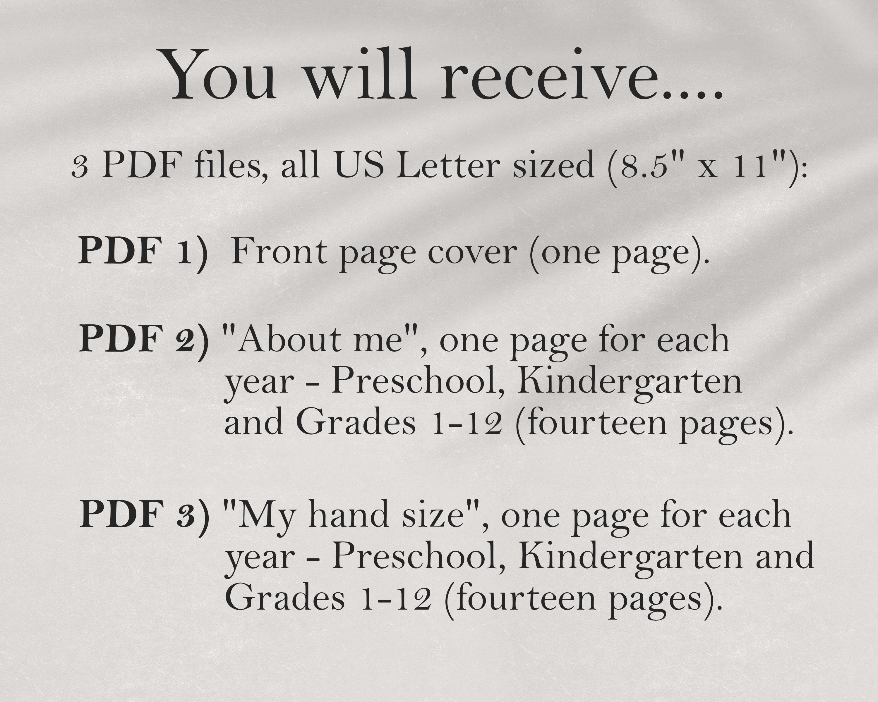 School Memory Box Kit Printable Diy Memory Box Kit Memory Box for ...