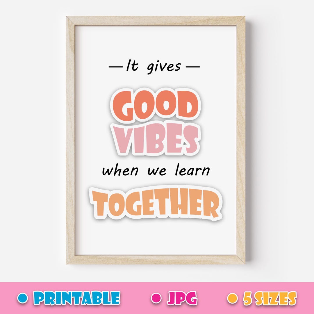 Printable Slang Funny Class Rules, Middle School Slang Poster, Funny ...