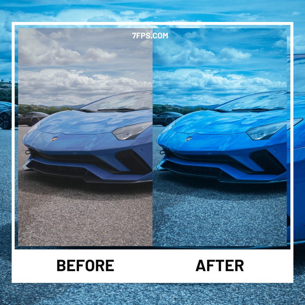 15 Lightroom Presets Deep Blue Effect | Blue Preset | Mobile & Desktop ...