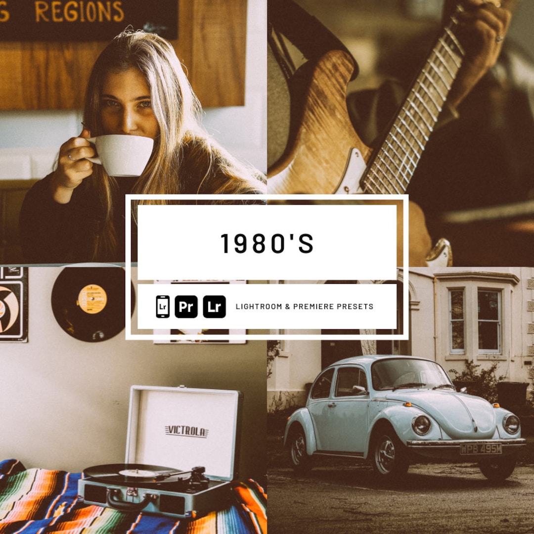 15 Lightroom Presets 1980's Effect | Vintage Preset | Mobile & Desktop ...