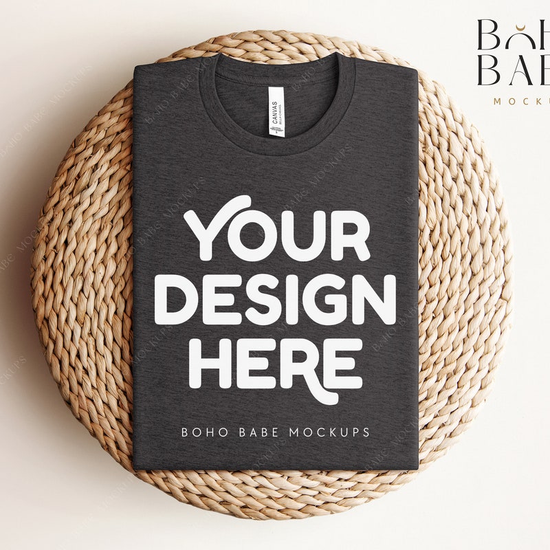 Flat Bella Canvas Grey - Etsy UK