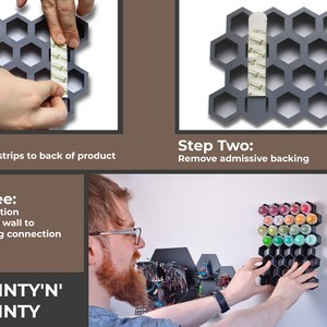 Medium Stick on Display Shelf With Background. Ideal for Warhammer or ...