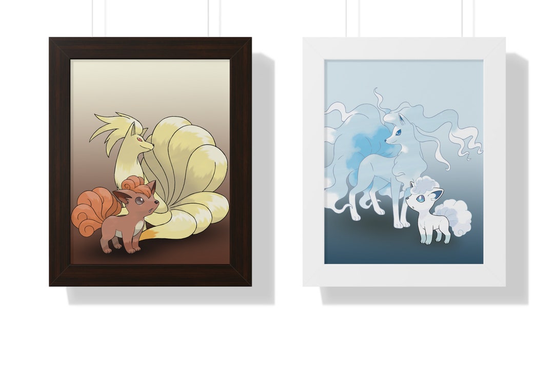 Pokemon Poster Bundle Deal (A4), Alolan Vulpix and Ninetales & Normal ...