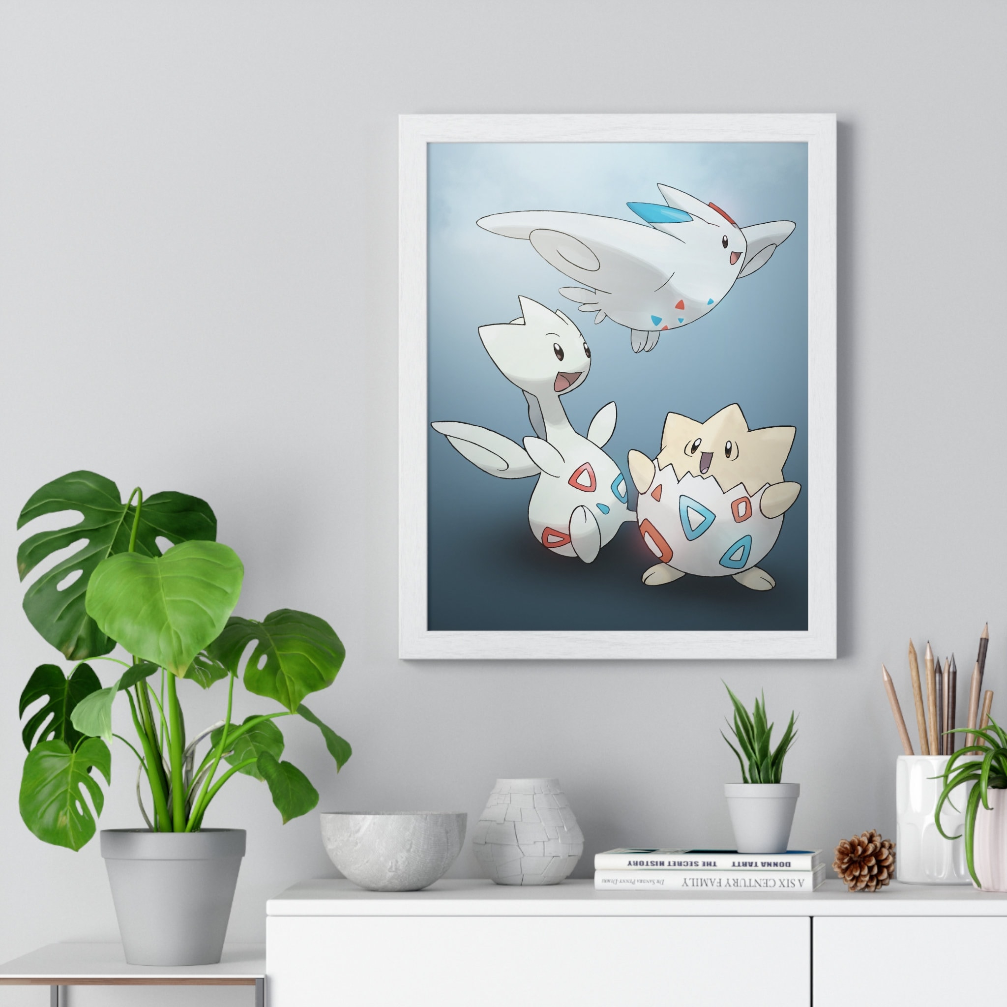 Togepi Evolution Pokemon Poster A4 Togepi, Togetic, Togekiss Instant ...
