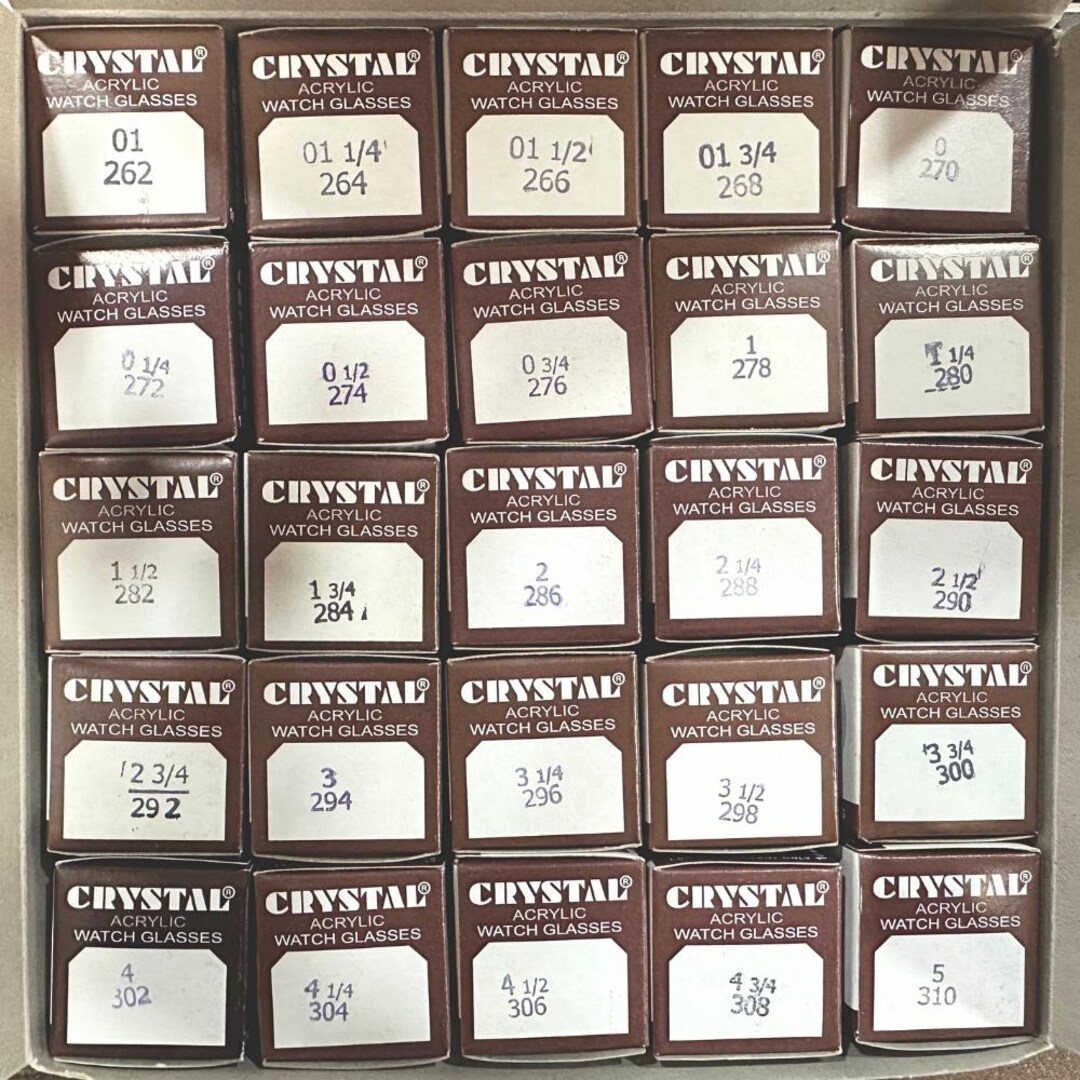 Low Dome Crystal Acrylic Plastic Watch Glass, Plexiglass Replacement ...