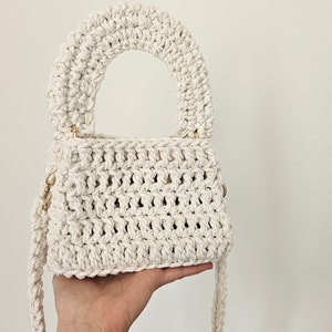 Chic Summer Mini Macrame Crochet Bag - Etsy