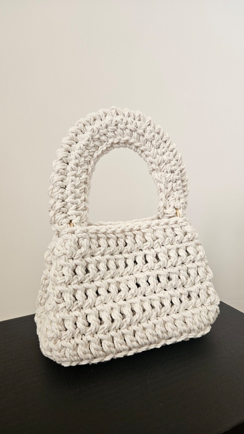 Chic Summer Mini Macrame Crochet Bag - Etsy